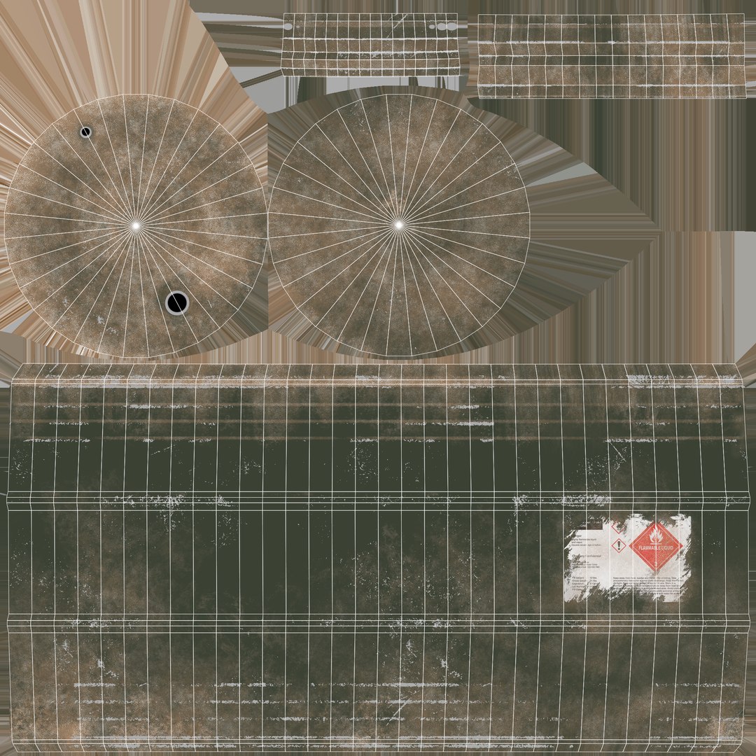 3D Drum Container - TurboSquid 1672349