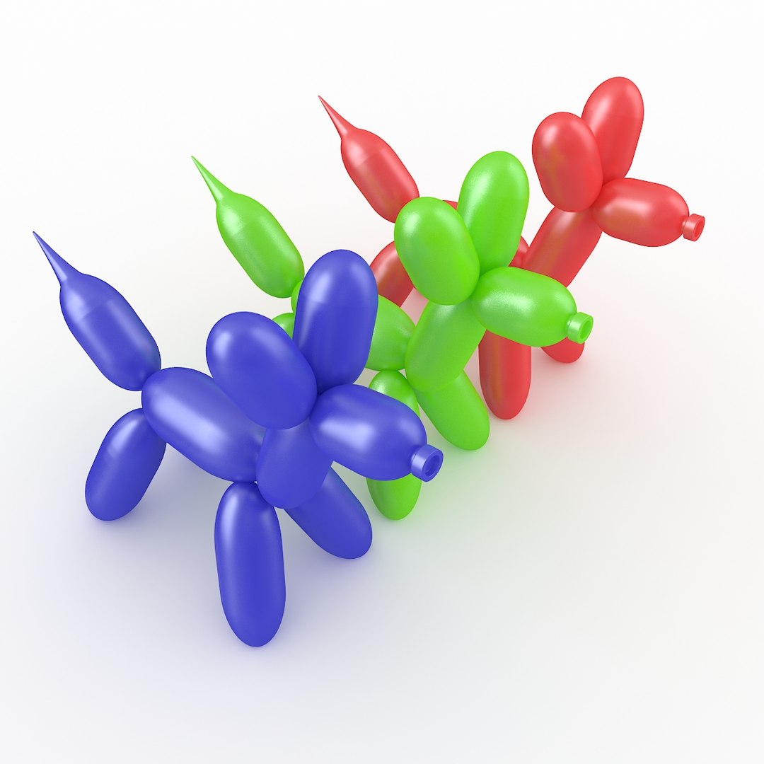 Balloon Poodle Model - TurboSquid 1498526