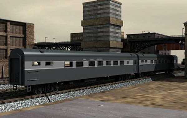 pullman passenger car 3d 3ds