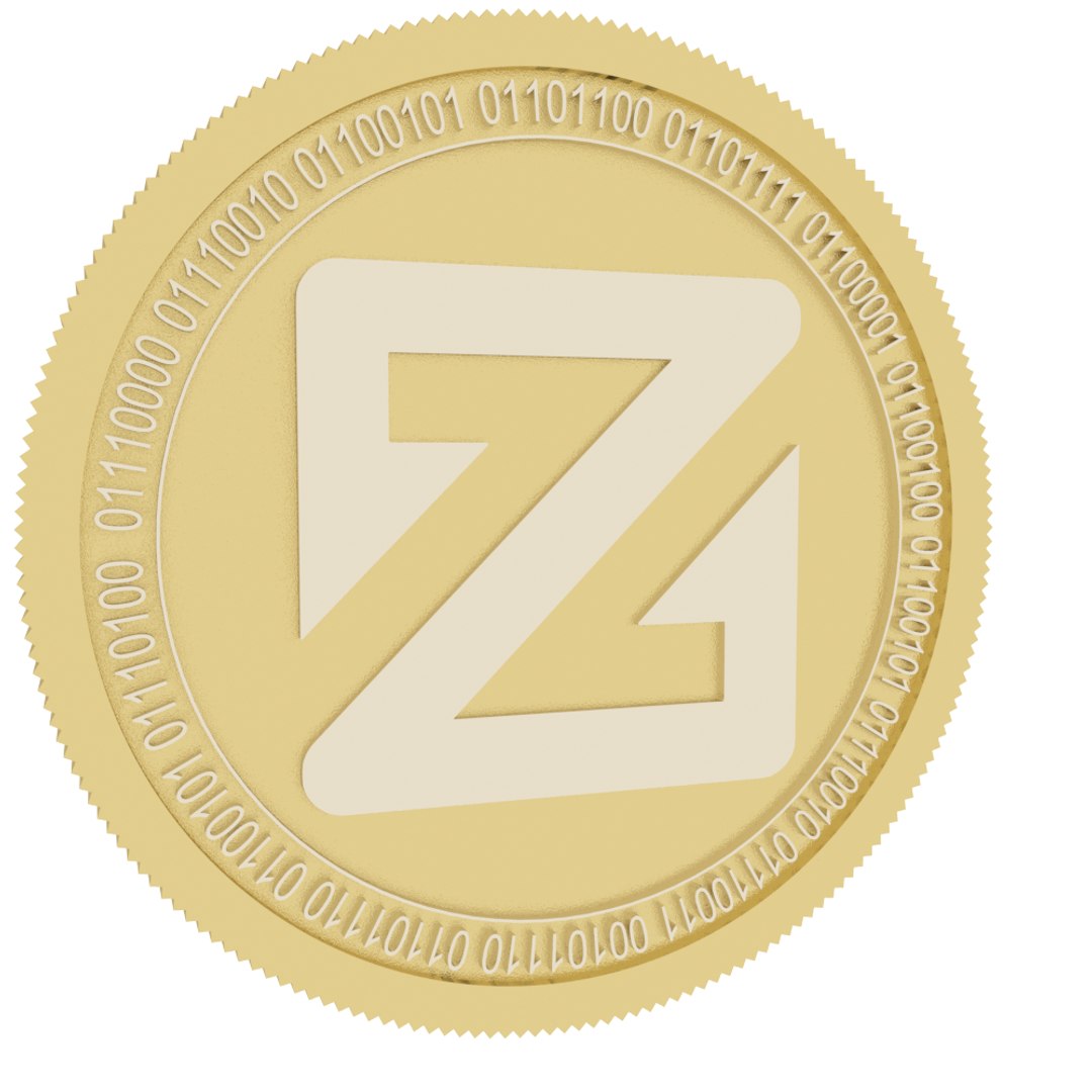 3D Zcoin Gold Coin Model - TurboSquid 1434989