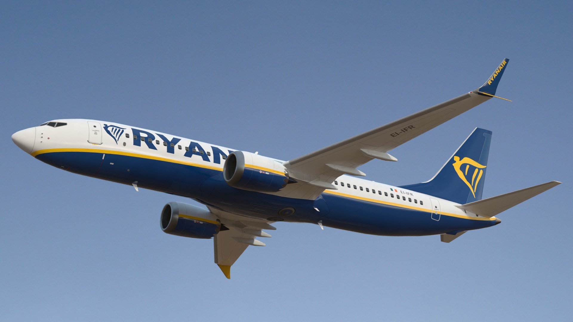 Ryanair B737 MAX SC Model - TurboSquid 2282212