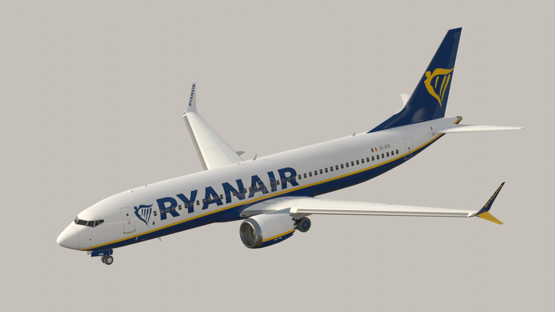 Ryanair B737 MAX SC Model - TurboSquid 2282212