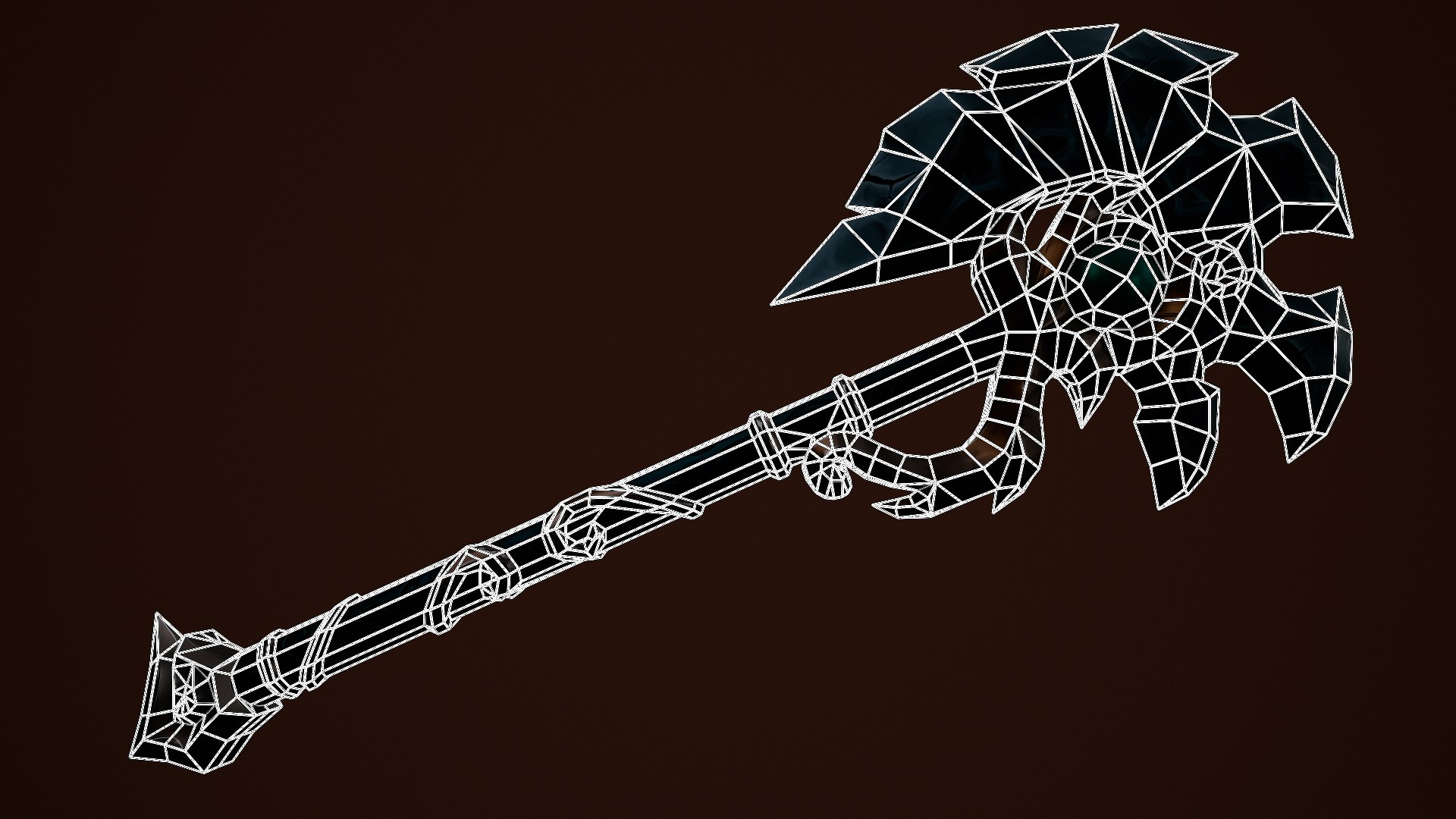 Stylize Axe With Runes 3D Model - TurboSquid 2048519