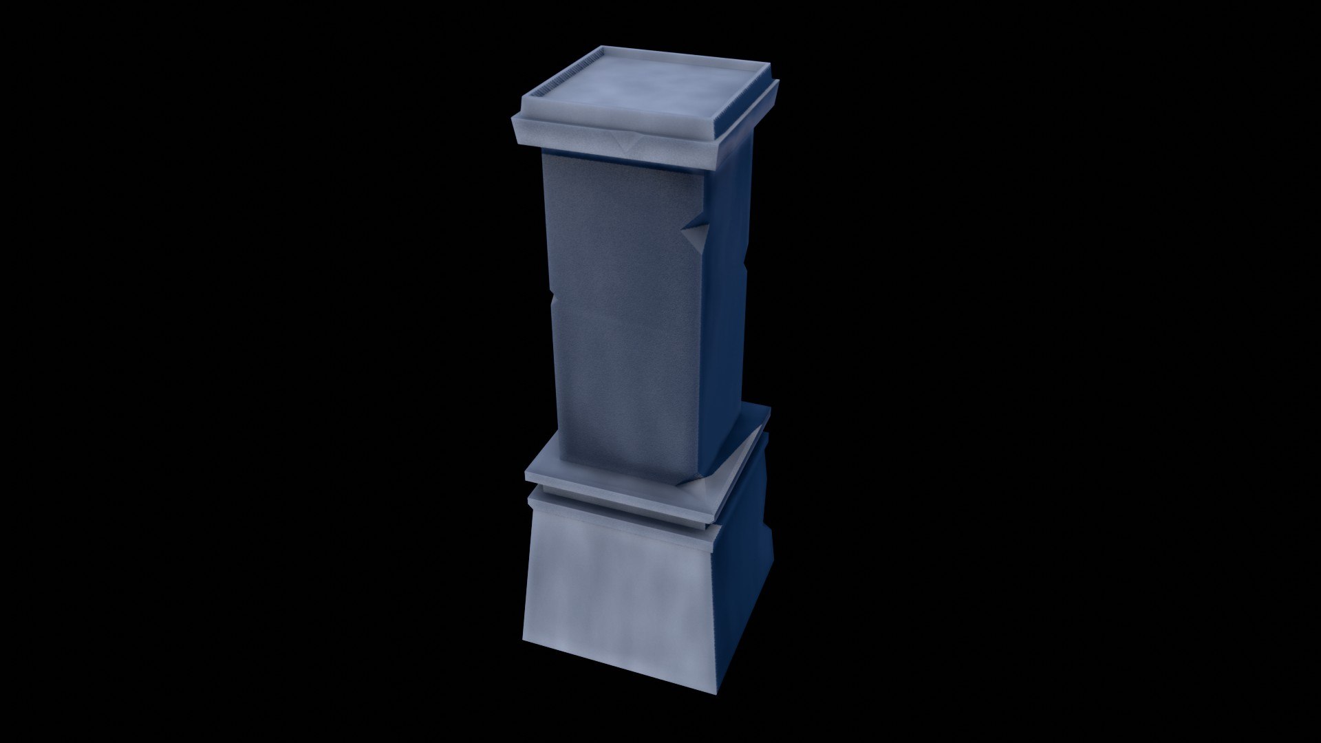 Game-ready Pillar Monolith 3D Model - TurboSquid 2366532