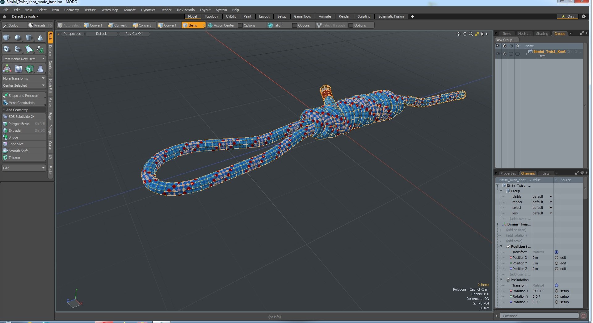 3D Bimini Twist Knot - TurboSquid 1649334