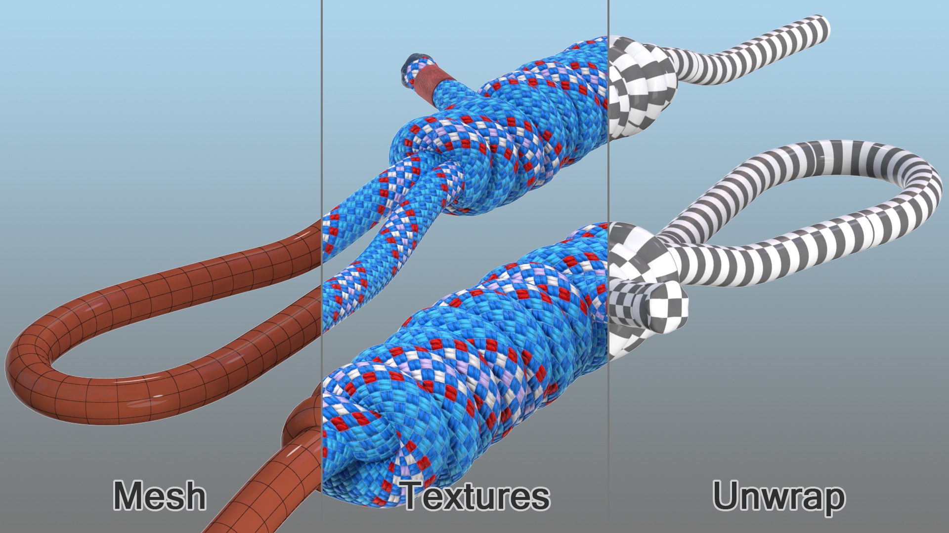 3D bimini twist knot - TurboSquid 1649334