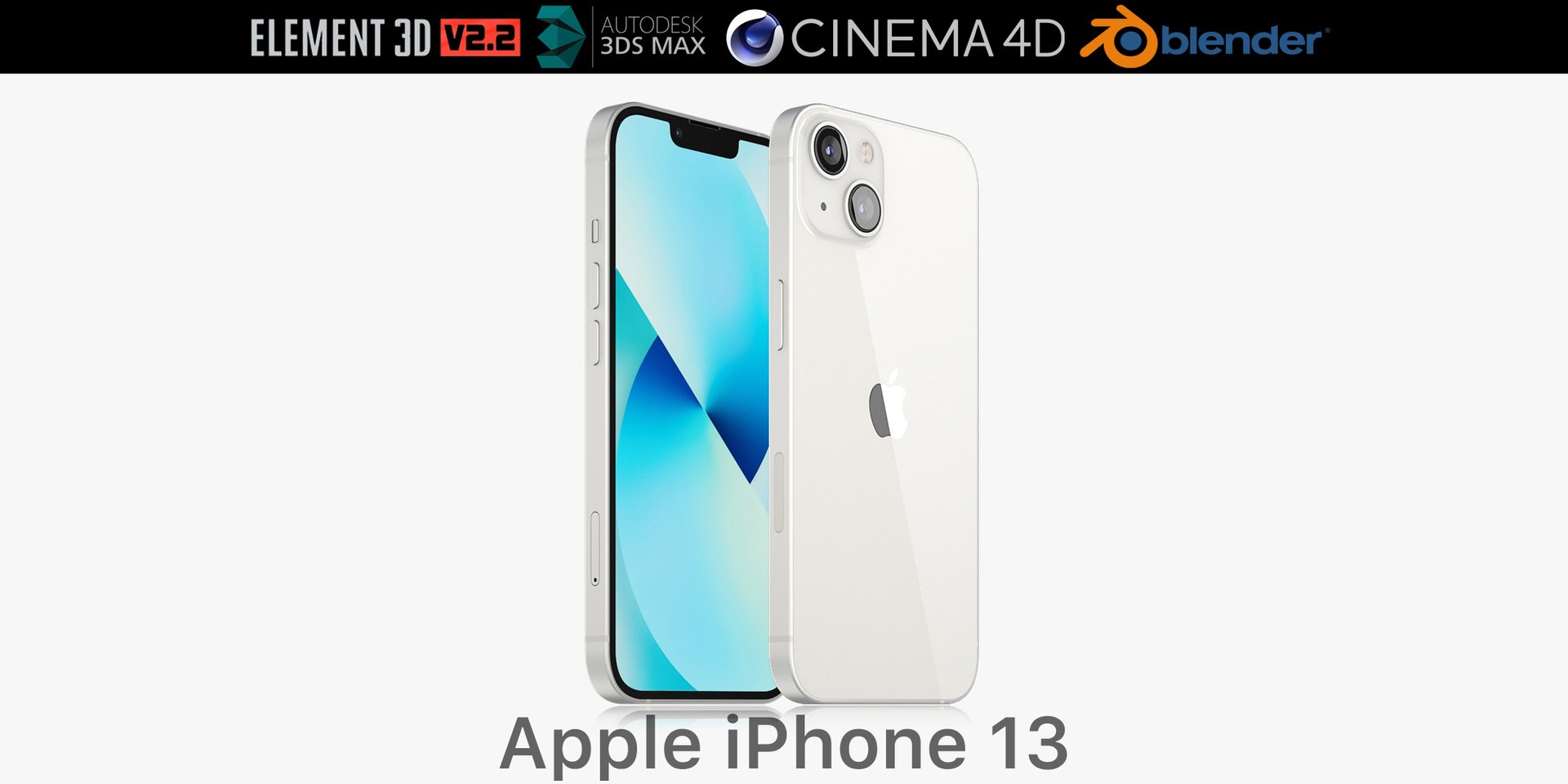 Apple IPhone 13 3D Model - TurboSquid 1732422