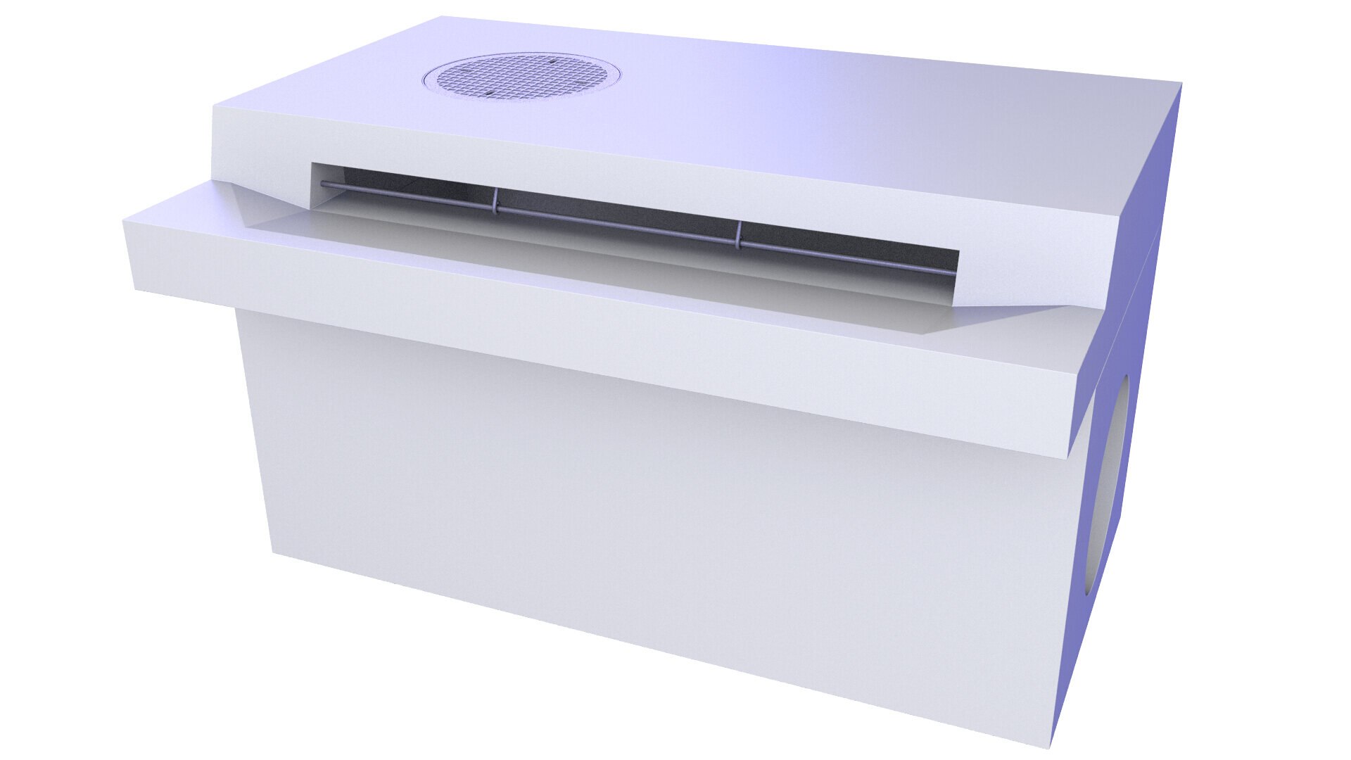 3D Concrete Chamber Curb Inlet 20 - TurboSquid 2097016