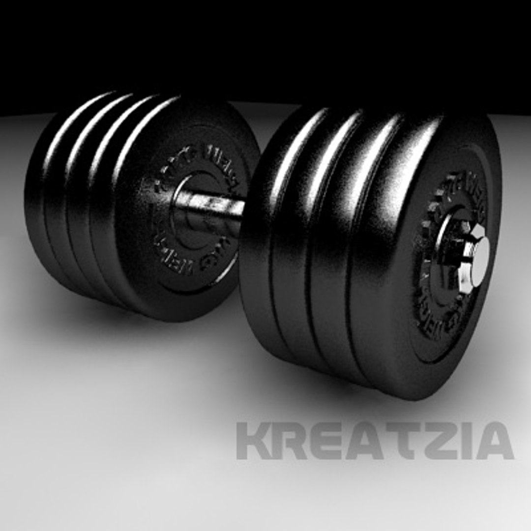 3d gym weights project model