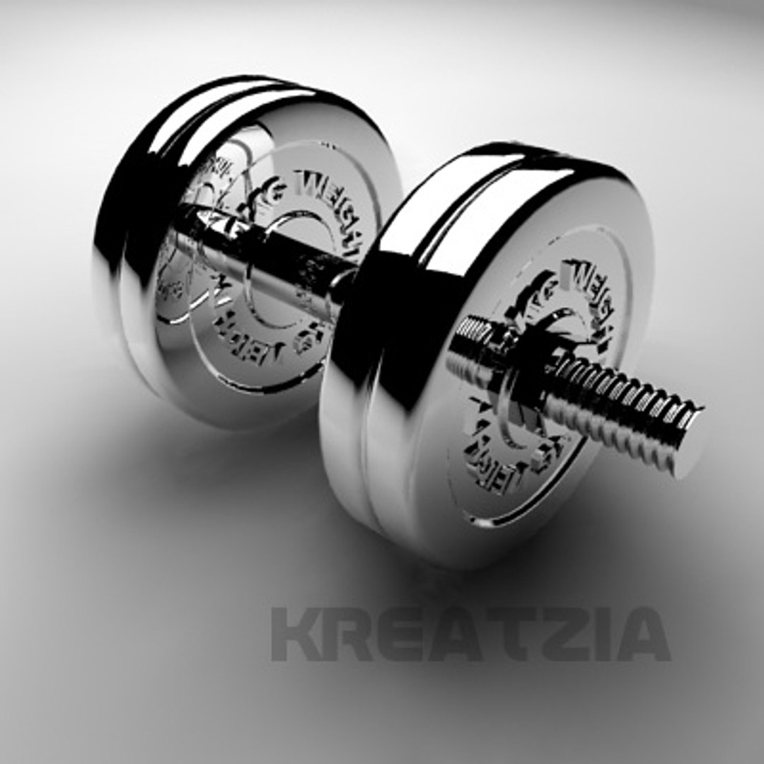 3d gym weights project model