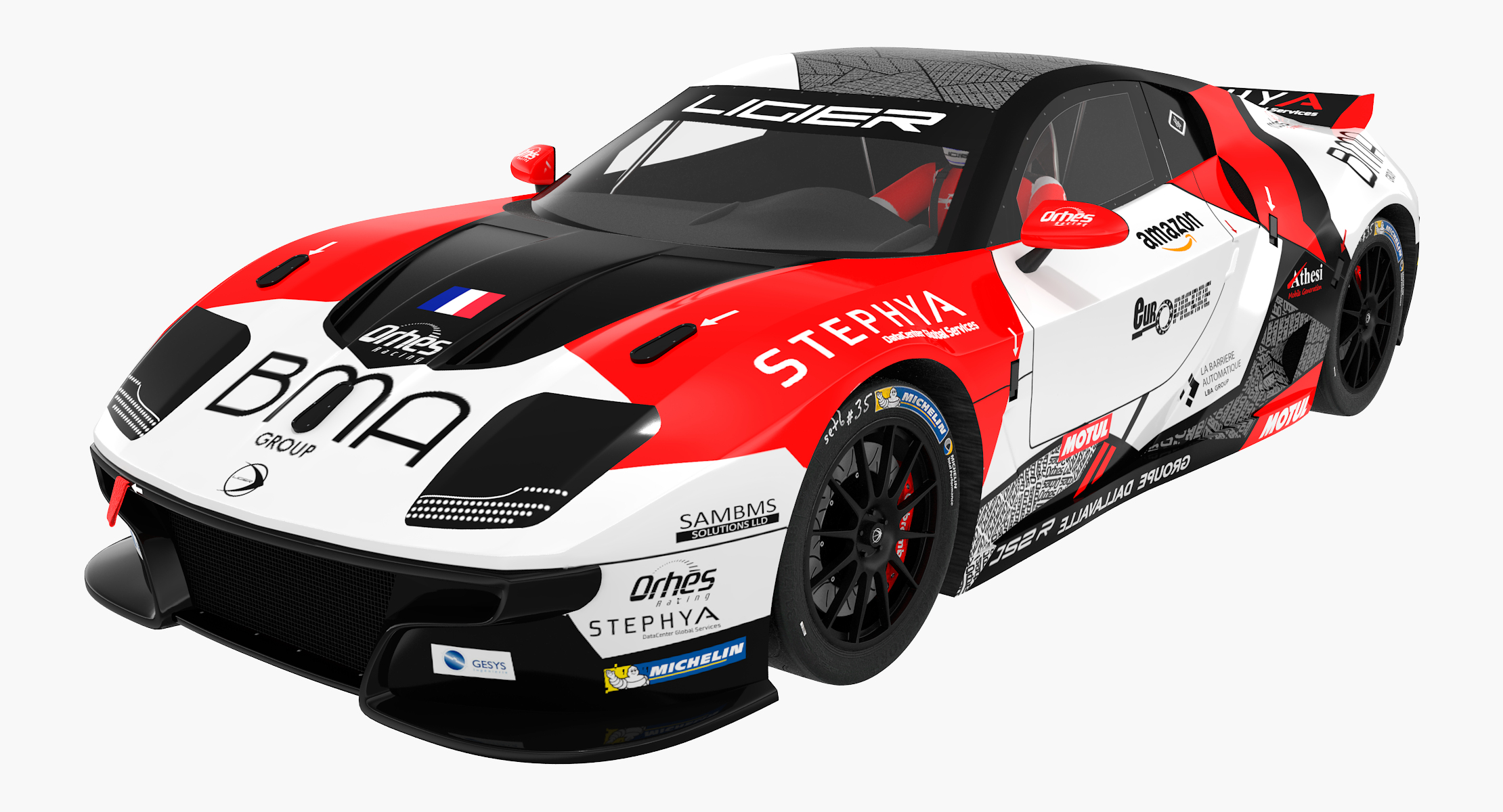 Ligier JS2 R Orhes Racing 24 model - TurboSquid 1760248