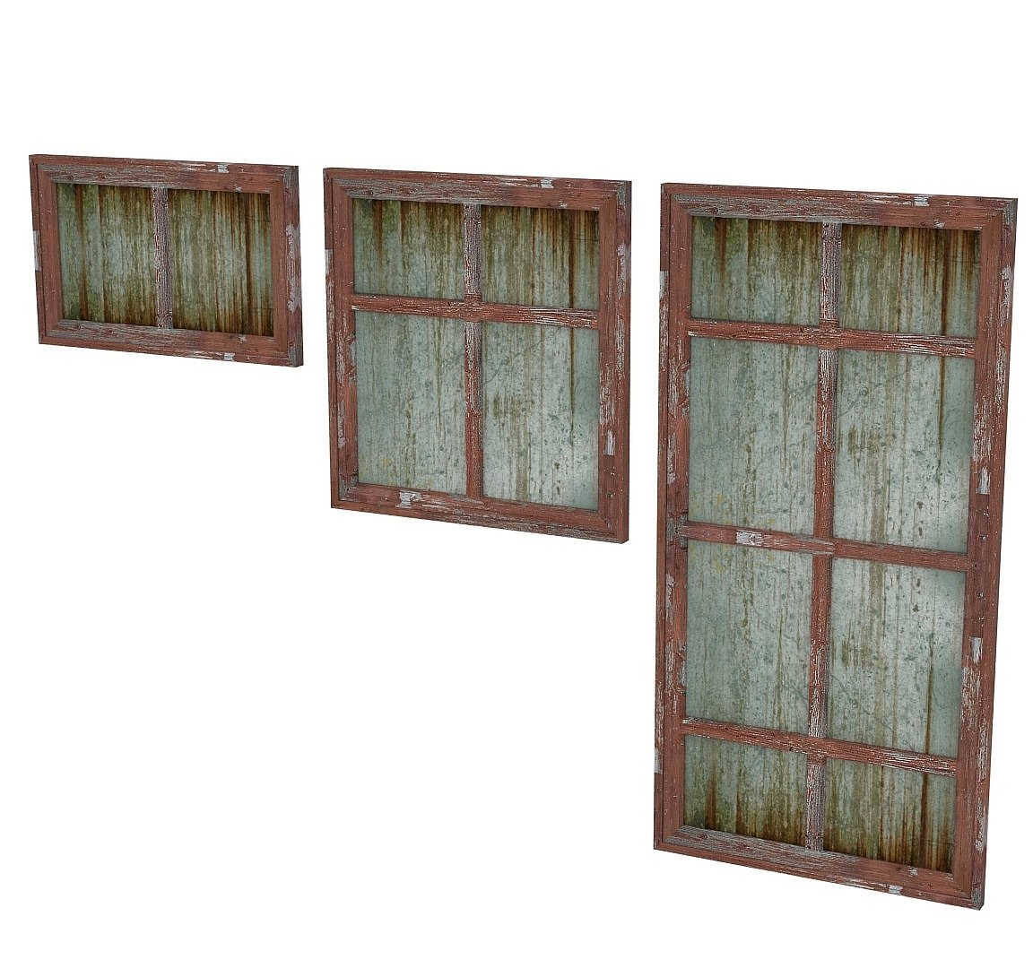 3D Wood Windows 01 02 - TurboSquid 1740724