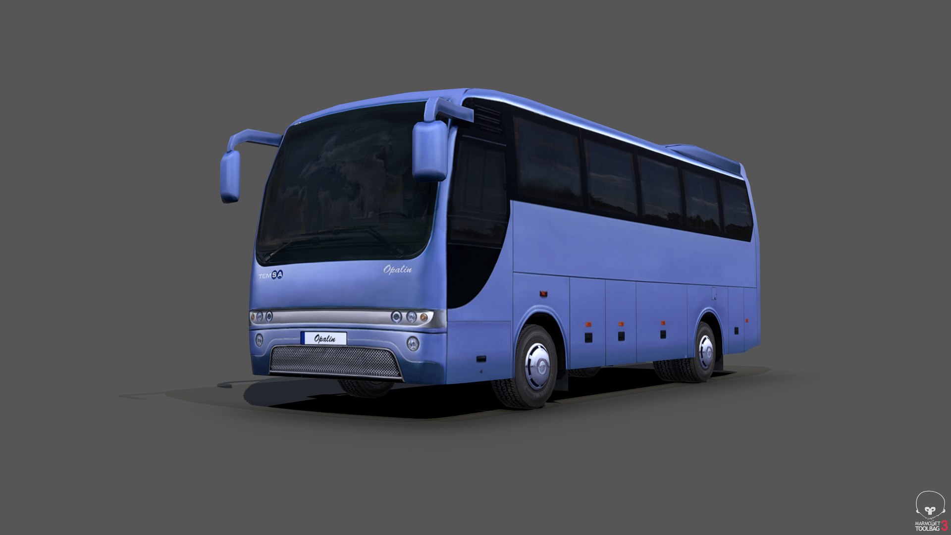 Temsa Opalin Intercity Bus 3D Model - TurboSquid 1423799
