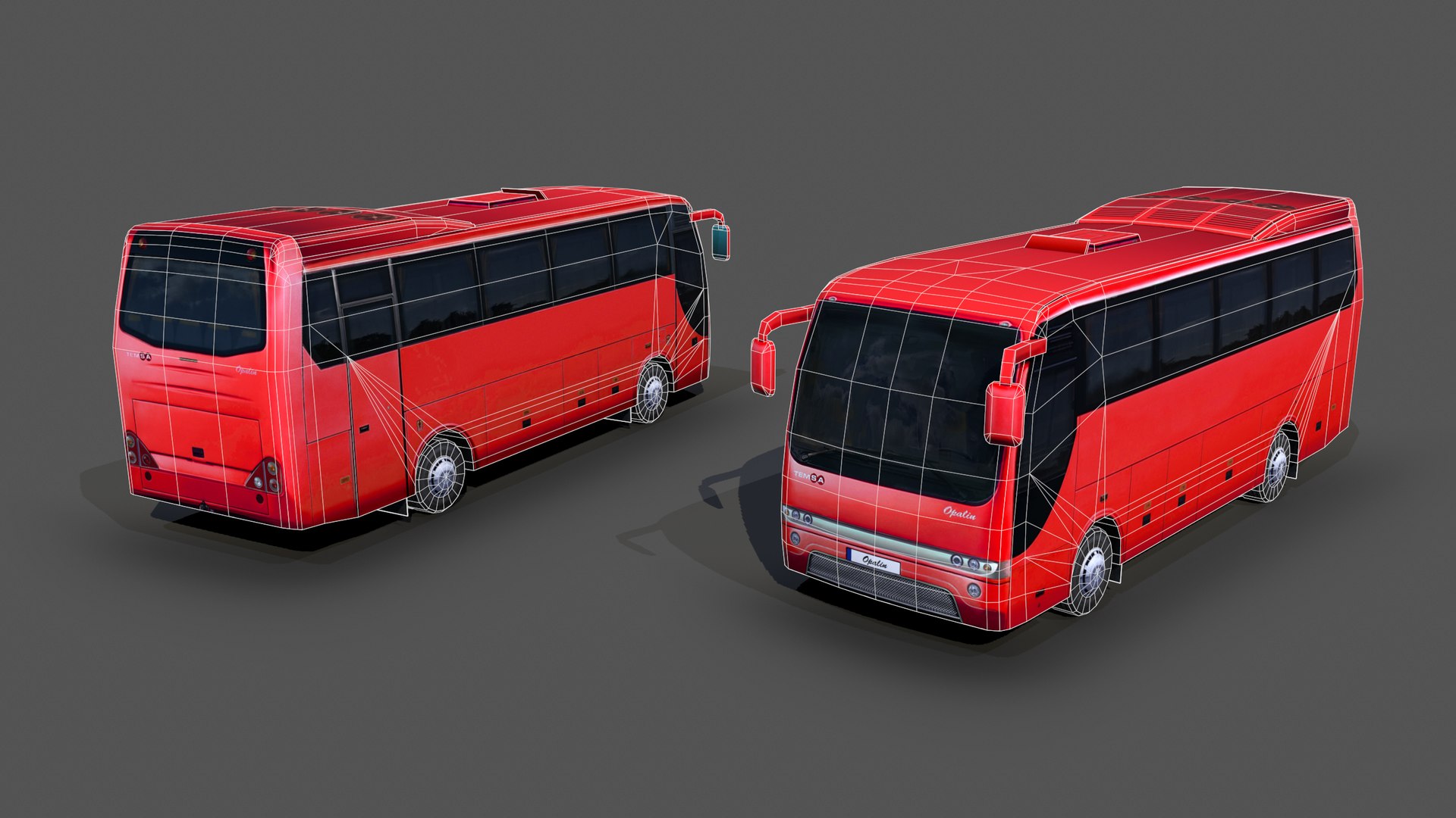 Temsa Opalin Intercity Bus 3D Model - TurboSquid 1423799