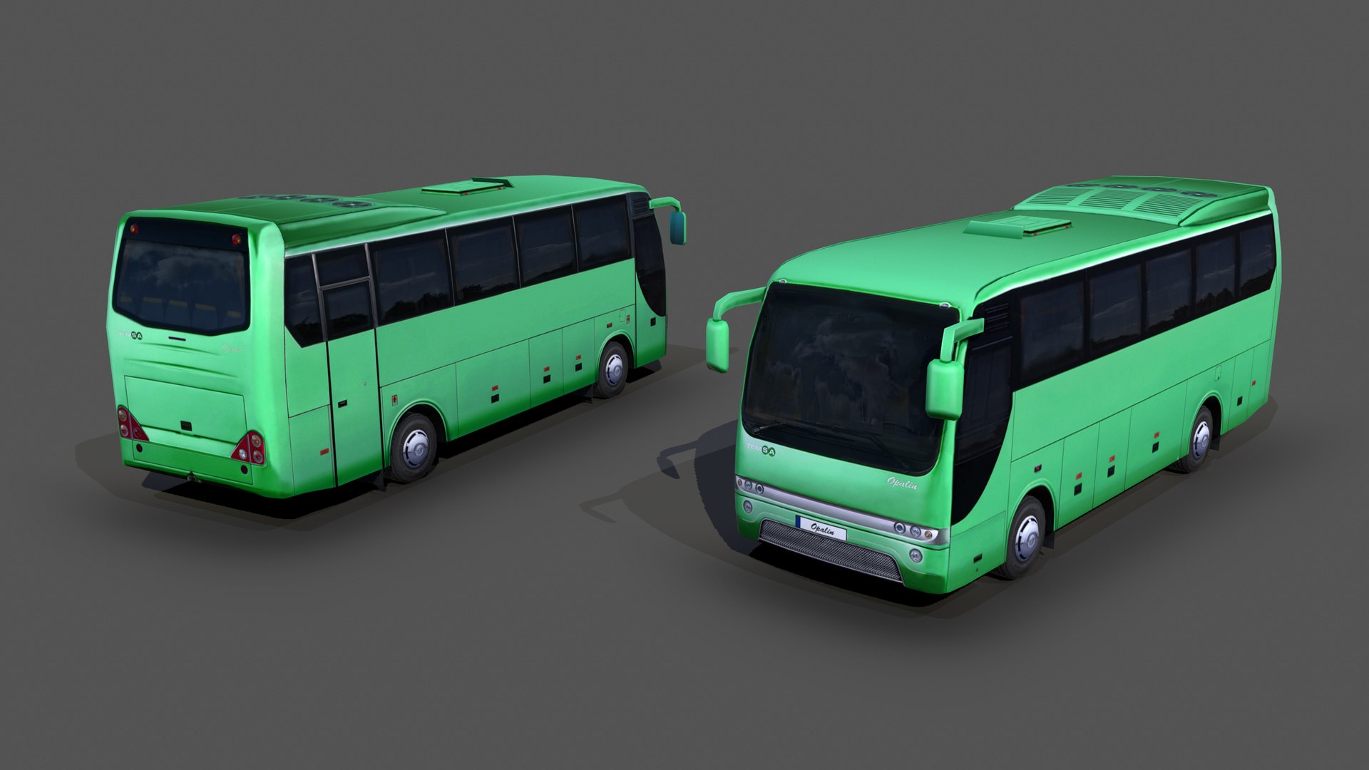 Temsa Opalin Intercity Bus 3D Model - TurboSquid 1423799