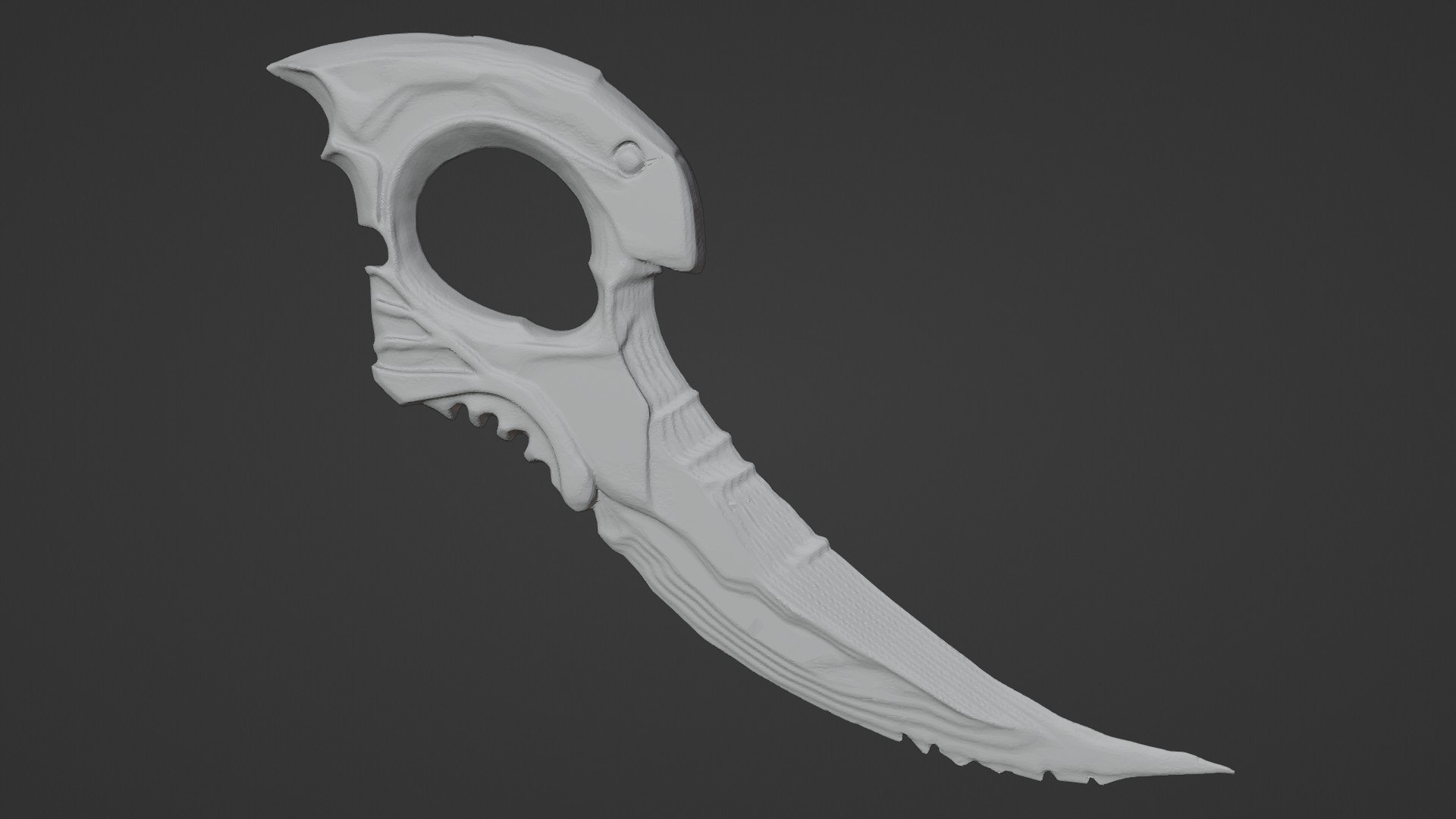 Cyberblade 3D Model Futuristic Weapon For Games ARVR Projects 3D Model ...