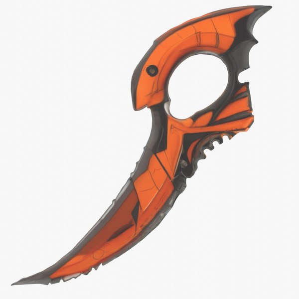 modelo 3d Modelo 3D Cyberblade: arma futurista para juegos ARVR ...