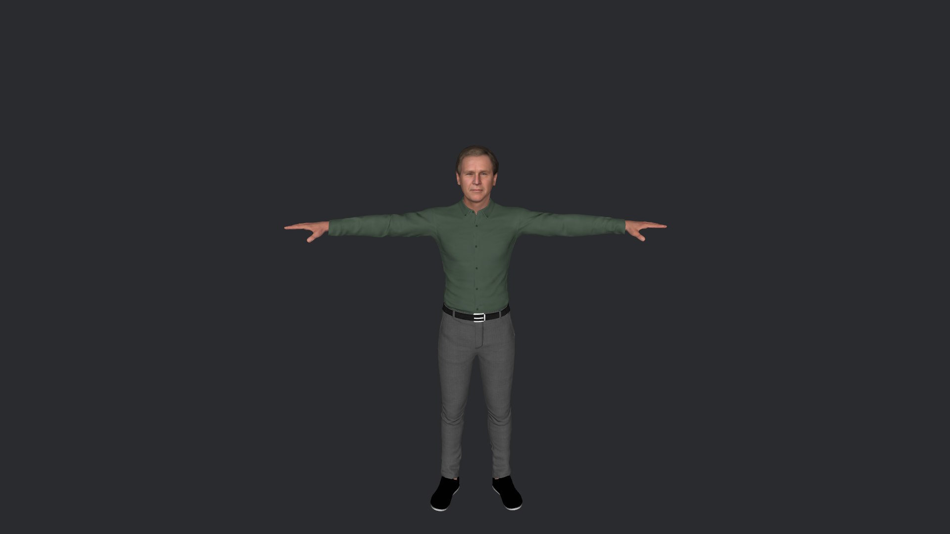 George-W-Bush 1 Hyper Realistic Full Body Fully Rigged 3D Character 3D ...