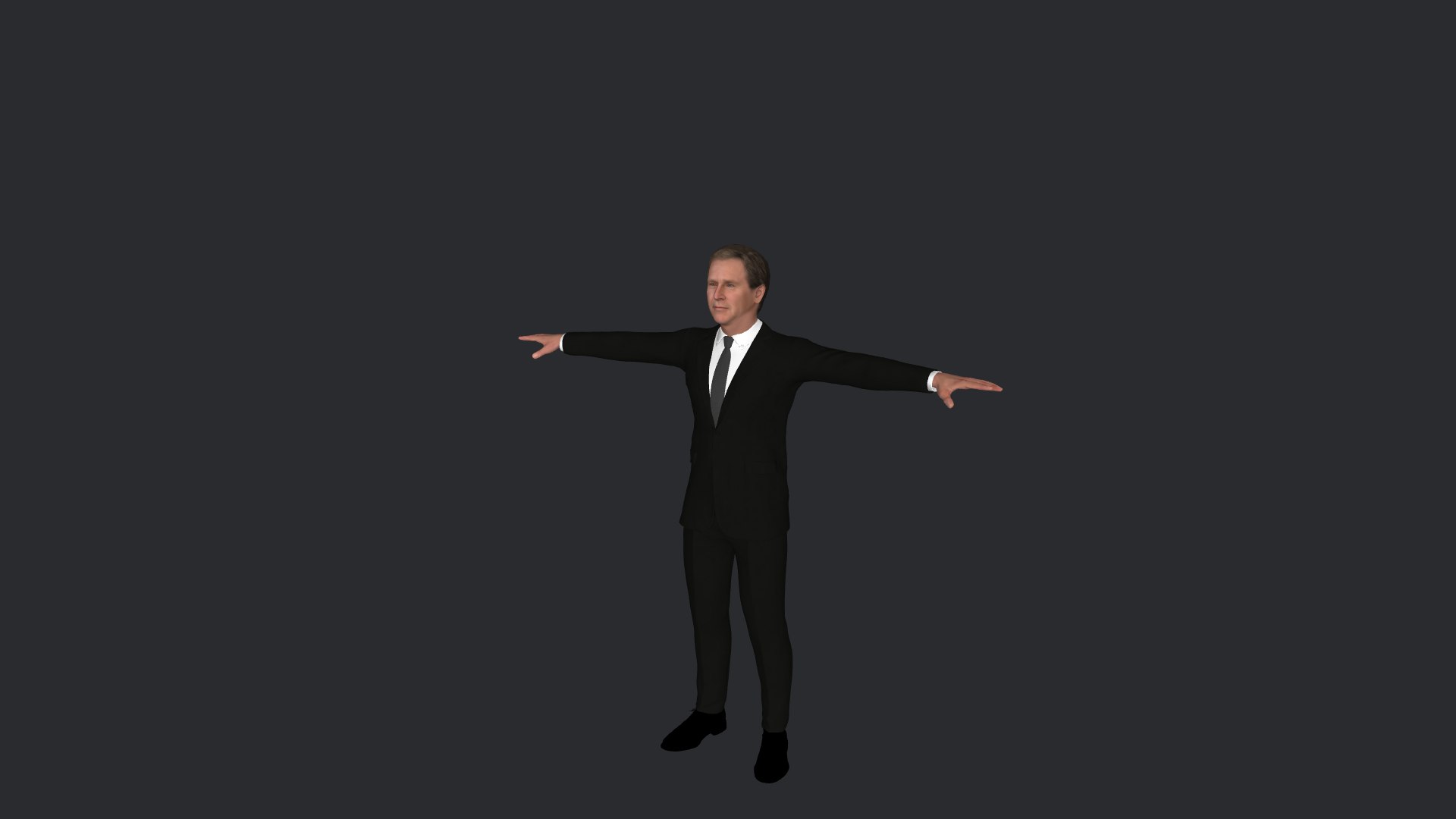 George-W-Bush 1 Hyper Realistic Full Body Fully Rigged 3D Character 3D ...