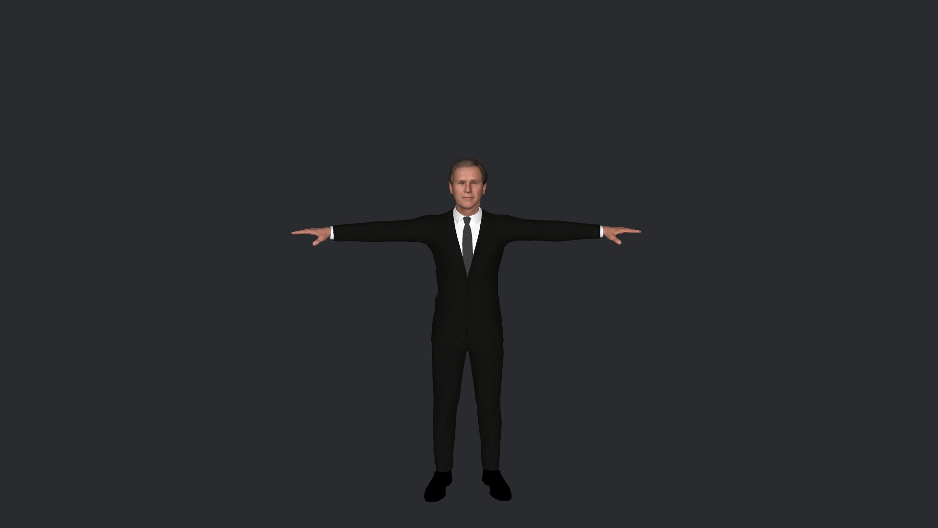 George-W-Bush 1 Hyper Realistic Full Body Fully Rigged 3D Character 3D ...