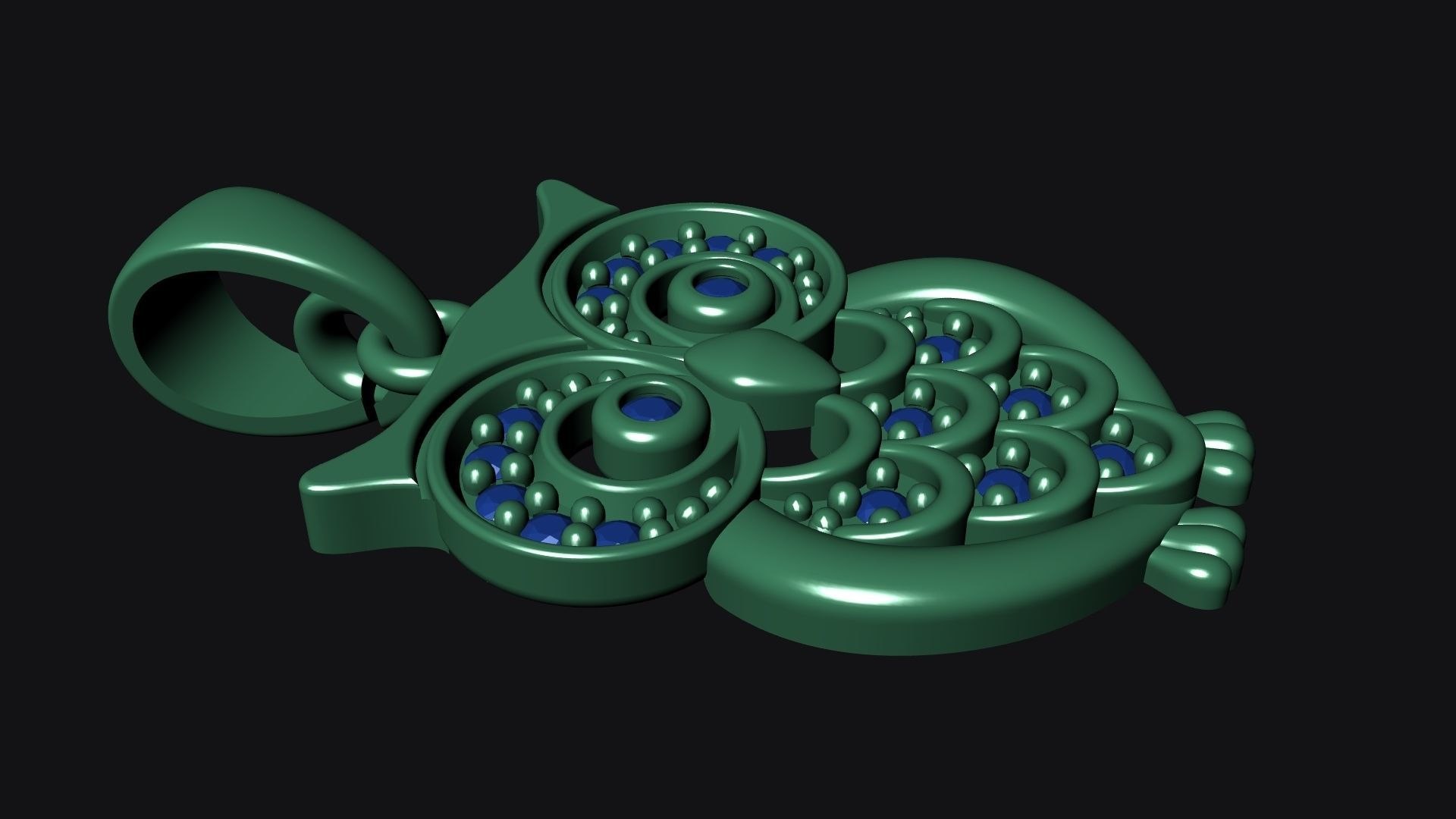 3dm stl owl necklace printable jewelry model 3D model - TurboSquid 2083427