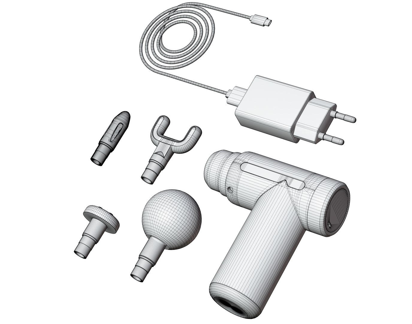 Massage Gun 3D - TurboSquid 2046977