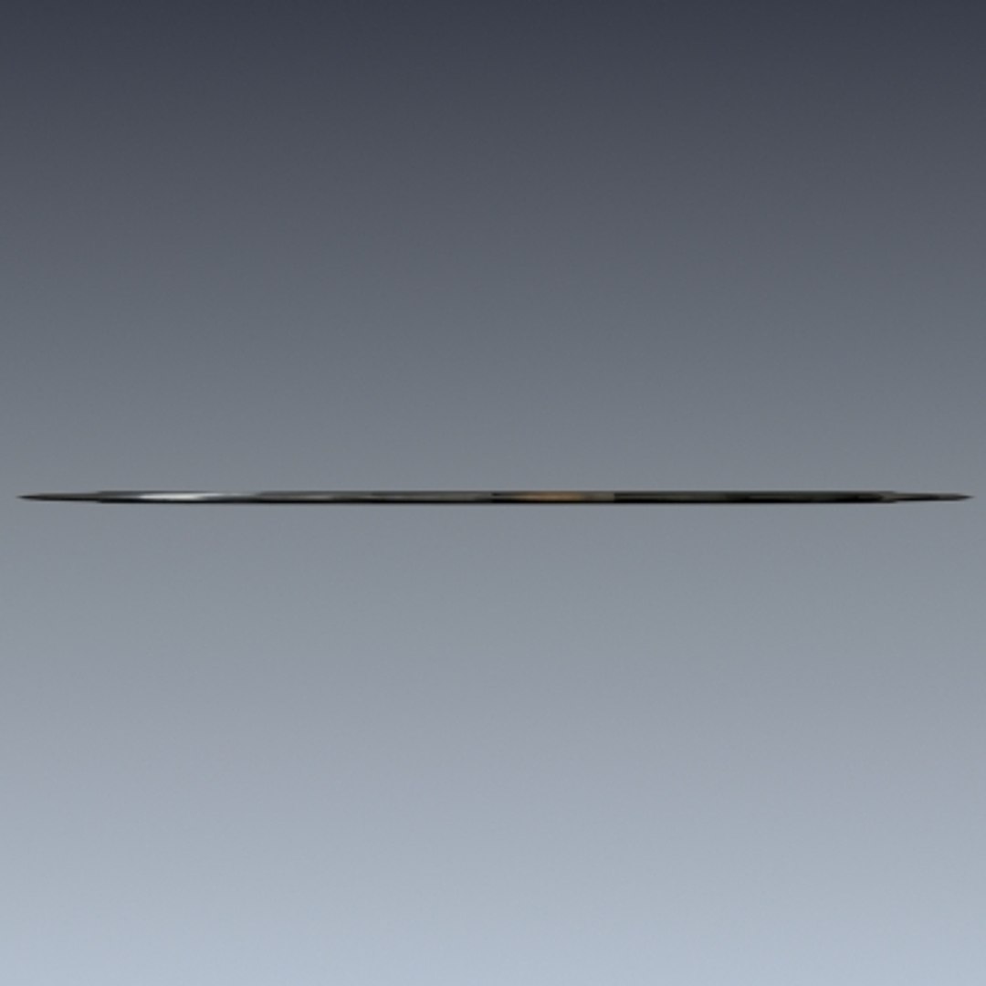 3d Spinning Buzz Saw Blade Model