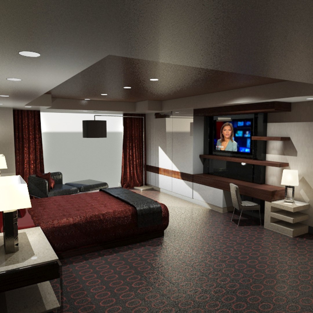 Hotel Room 3d Max