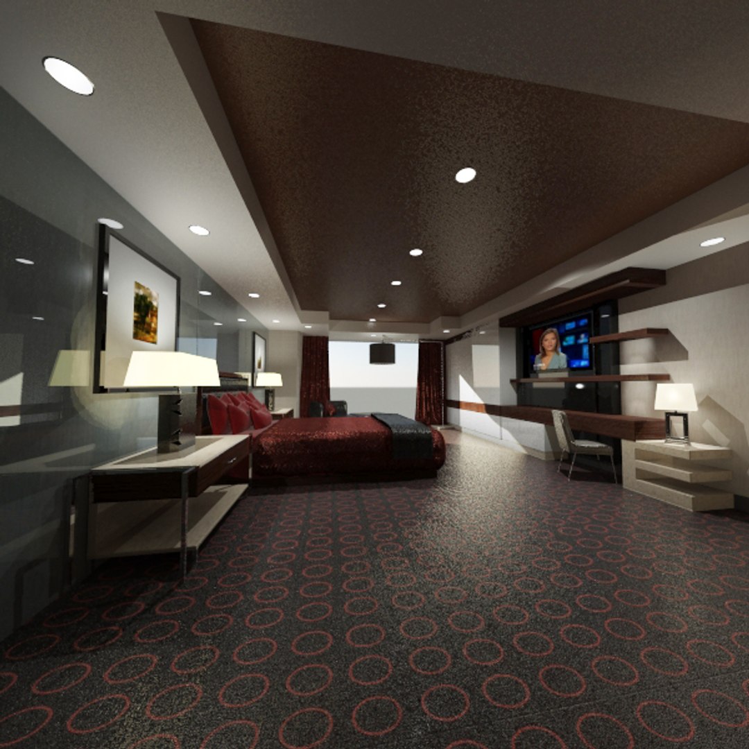 Hotel Room 3d Max