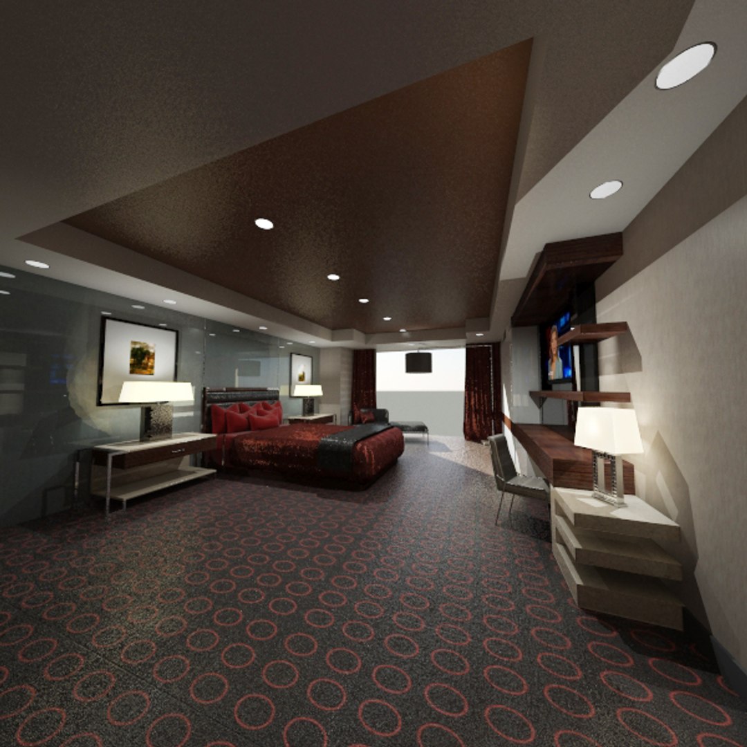 Hotel Room 3d Max