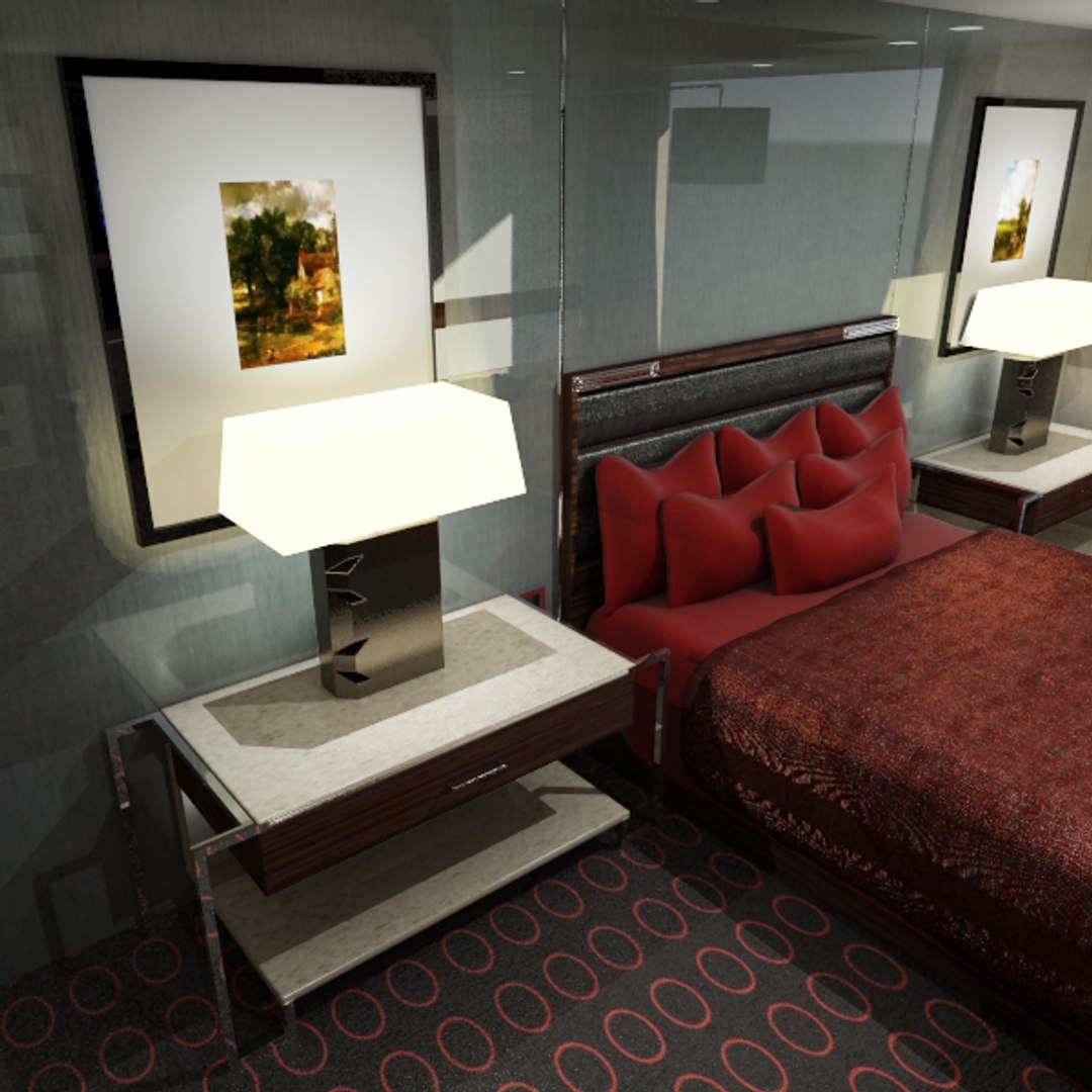 Hotel Room 3d Max