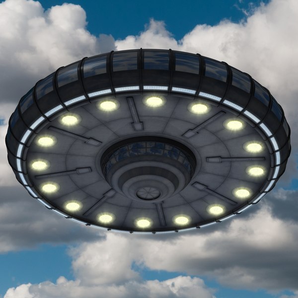 3d obj flying saucer