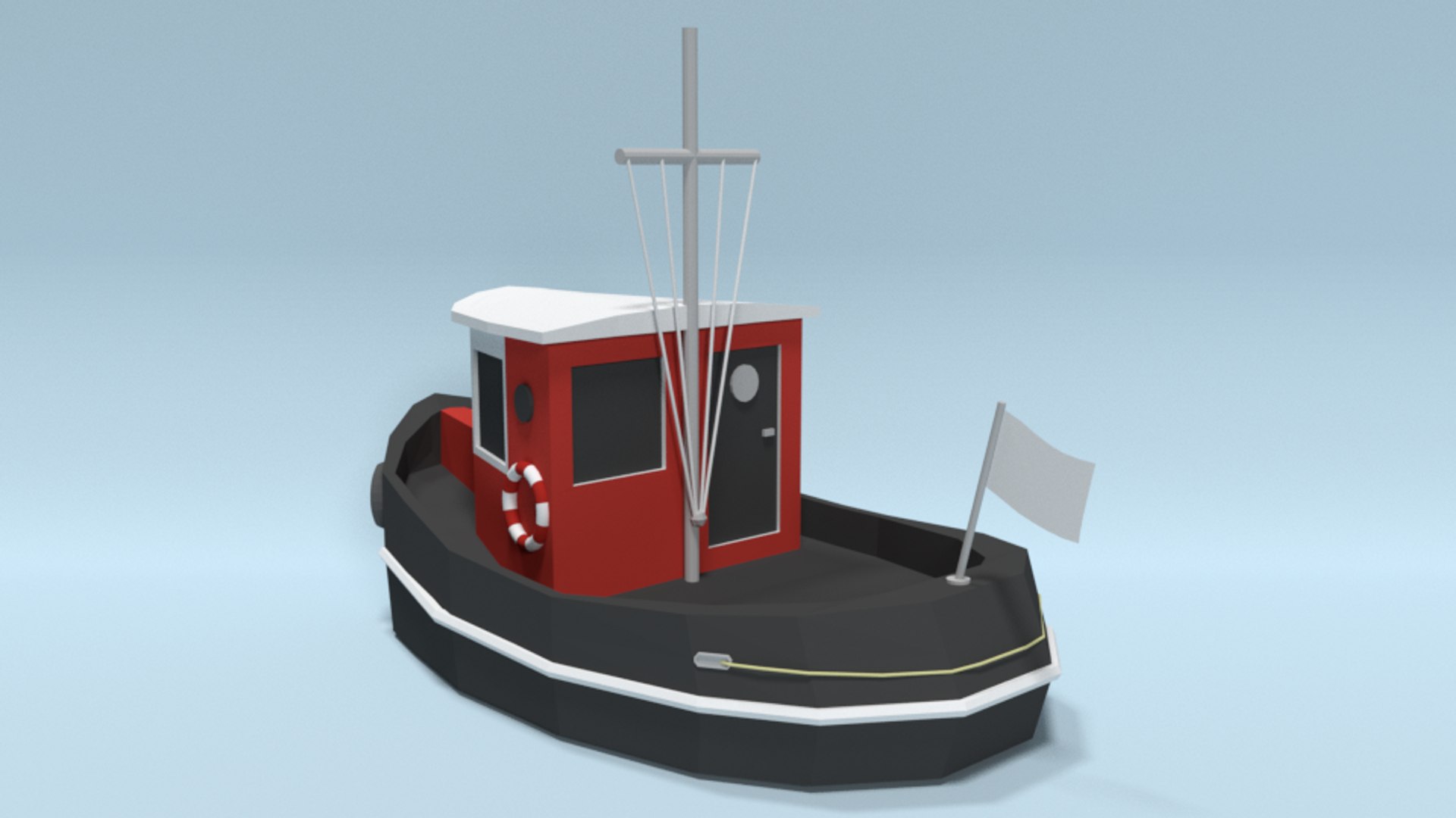 Candu E-z Mini Tugboat Model - TurboSquid 1505705