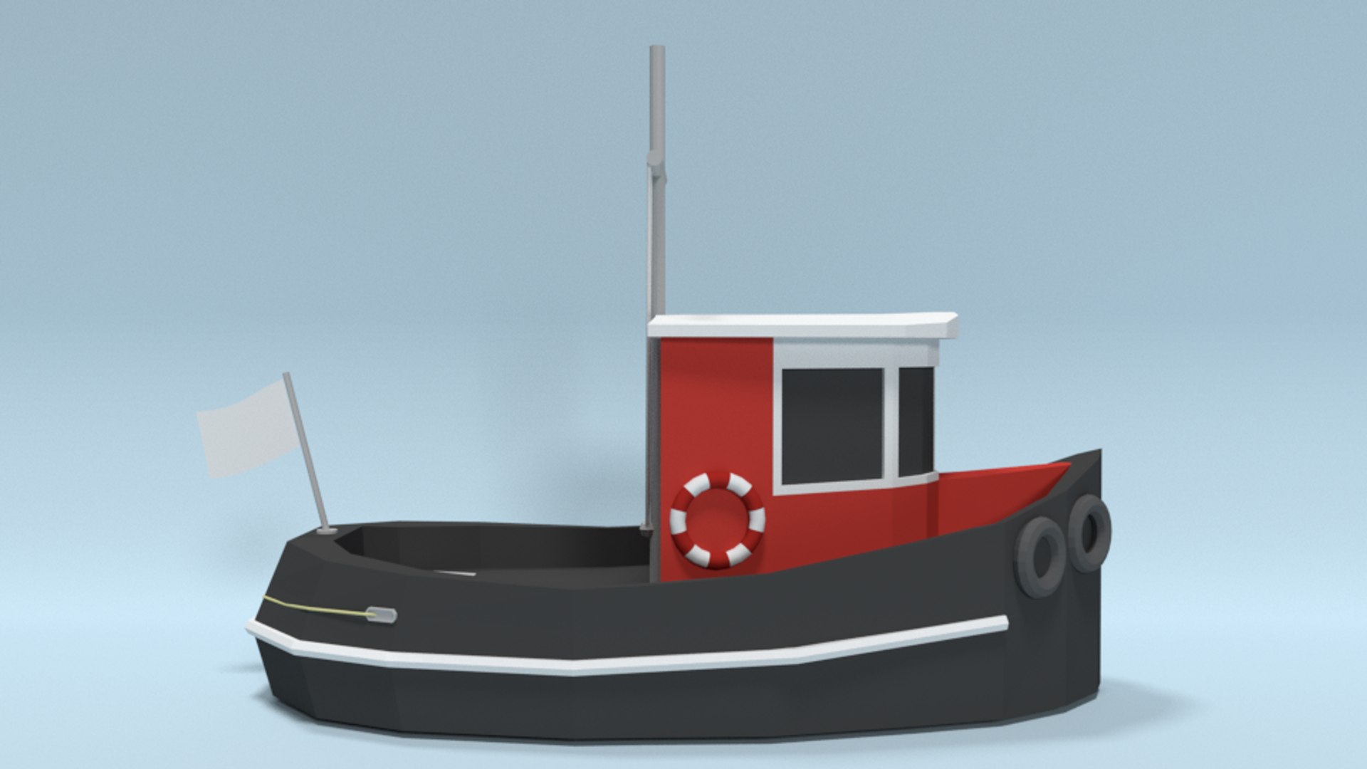 Candu E-z Mini Tugboat Model - TurboSquid 1505705
