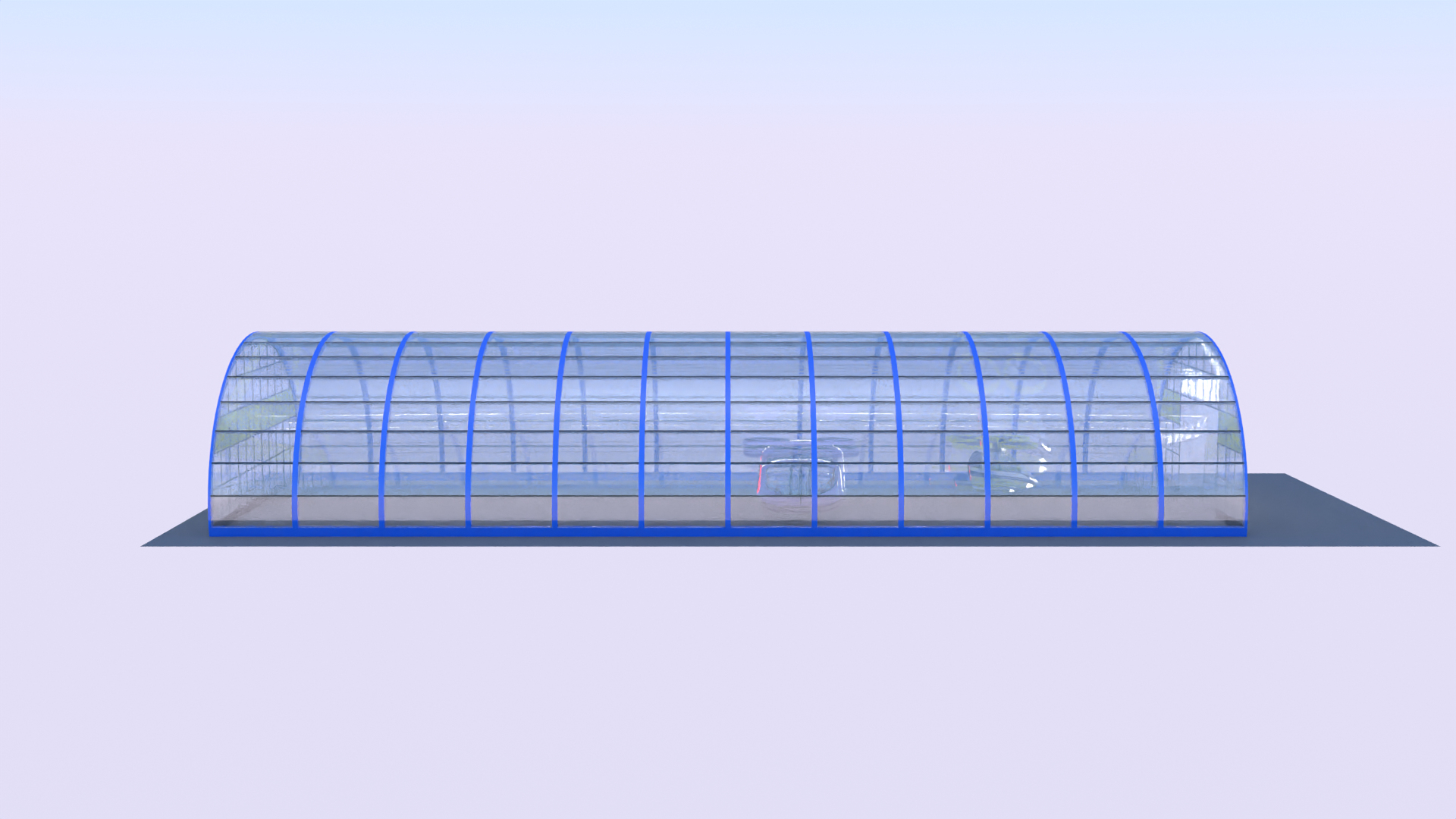 Hangar With Passenger Drones 3D Model - TurboSquid 2162150