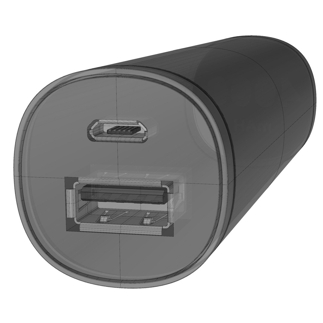 3d Model Power Bank Powerbank