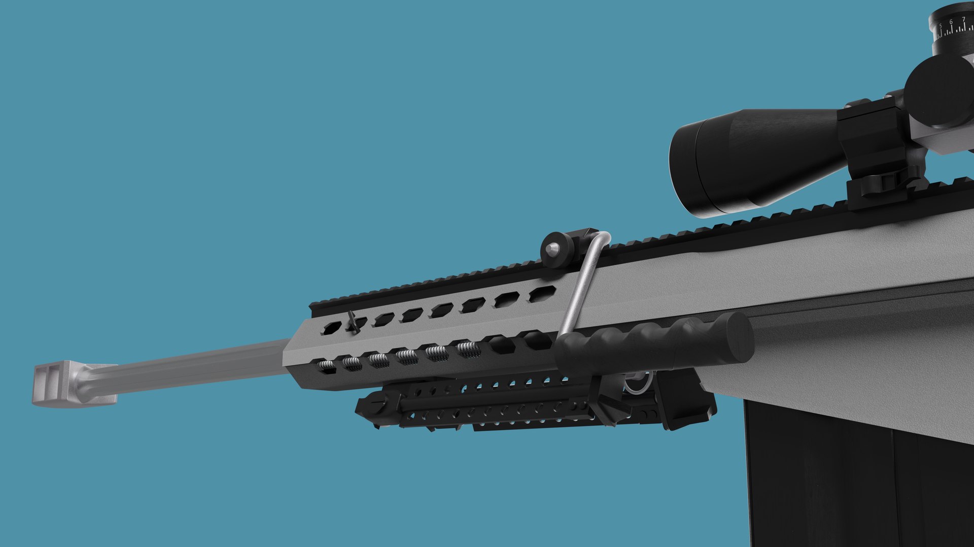 Barrett M82 3D Model - TurboSquid 1488680