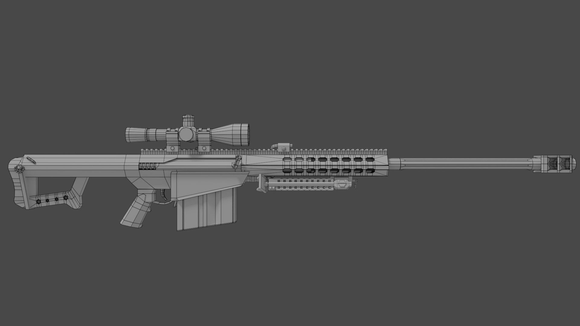 Barrett M82 3D Model - TurboSquid 1488680