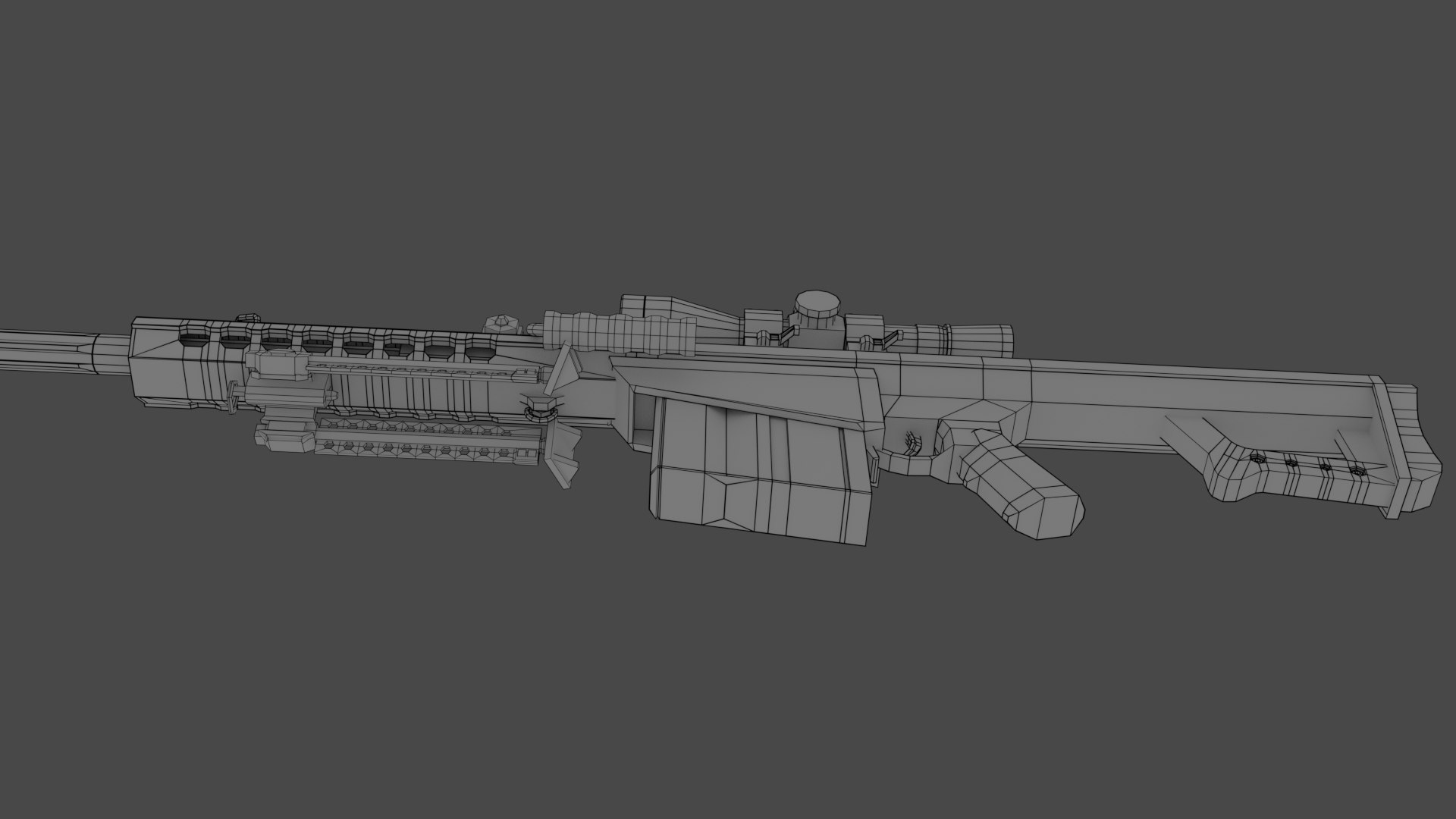 Barrett M82 3D Model - TurboSquid 1488680