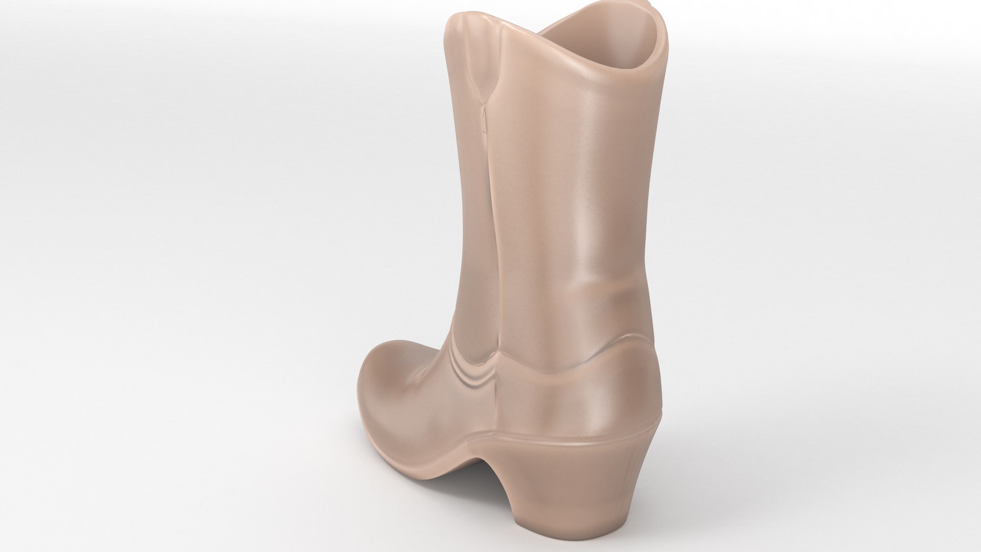 Ceramic Boot With Matches 3D - TurboSquid 2149947