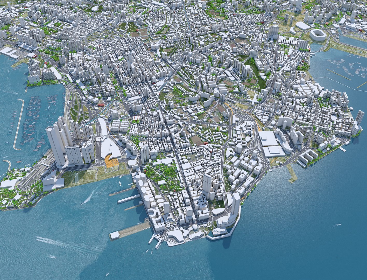 Kowloon Hongkong 3D Model - TurboSquid 2042500