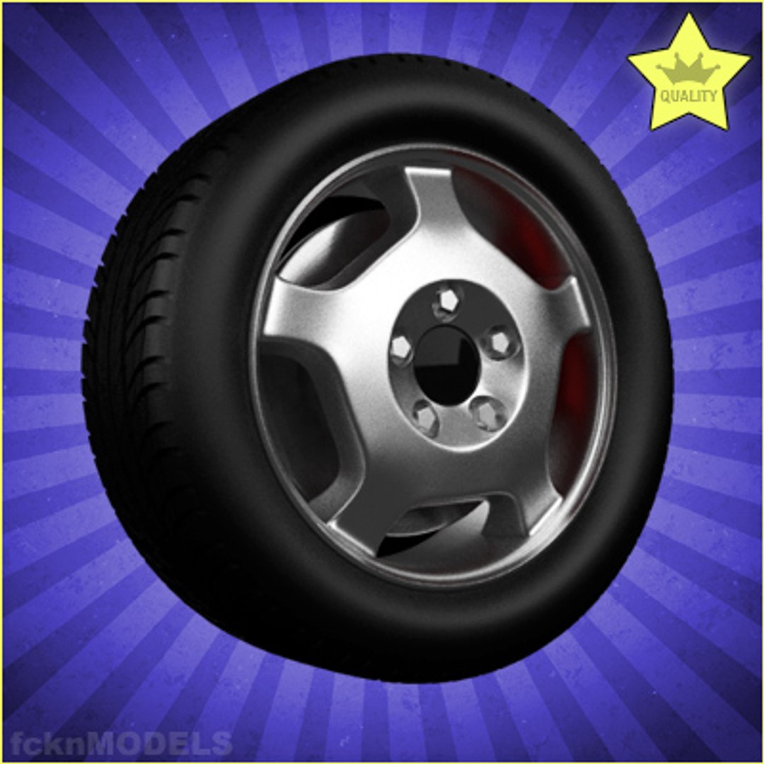 Car Wheel 3d Model