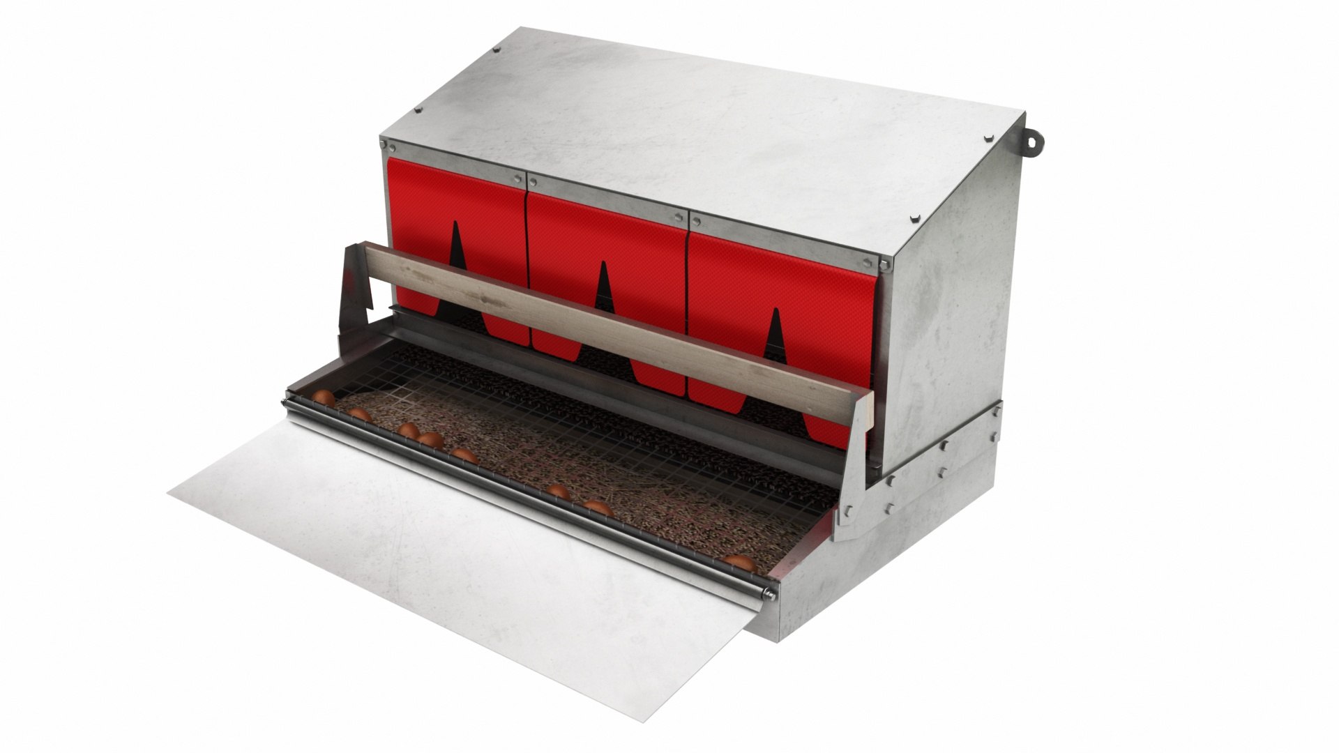 3D Nest Box Chicken And Egg Collection - TurboSquid 2280812