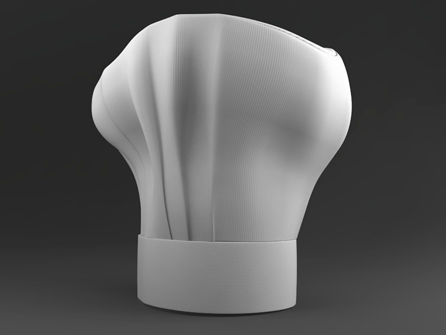 Chef Hat 3d Model