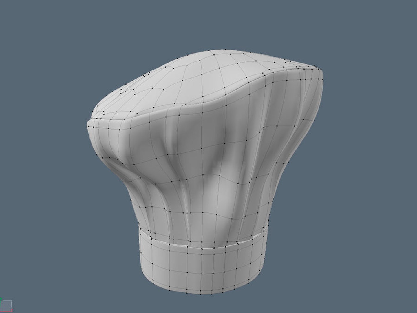Chef Hat 3d Model