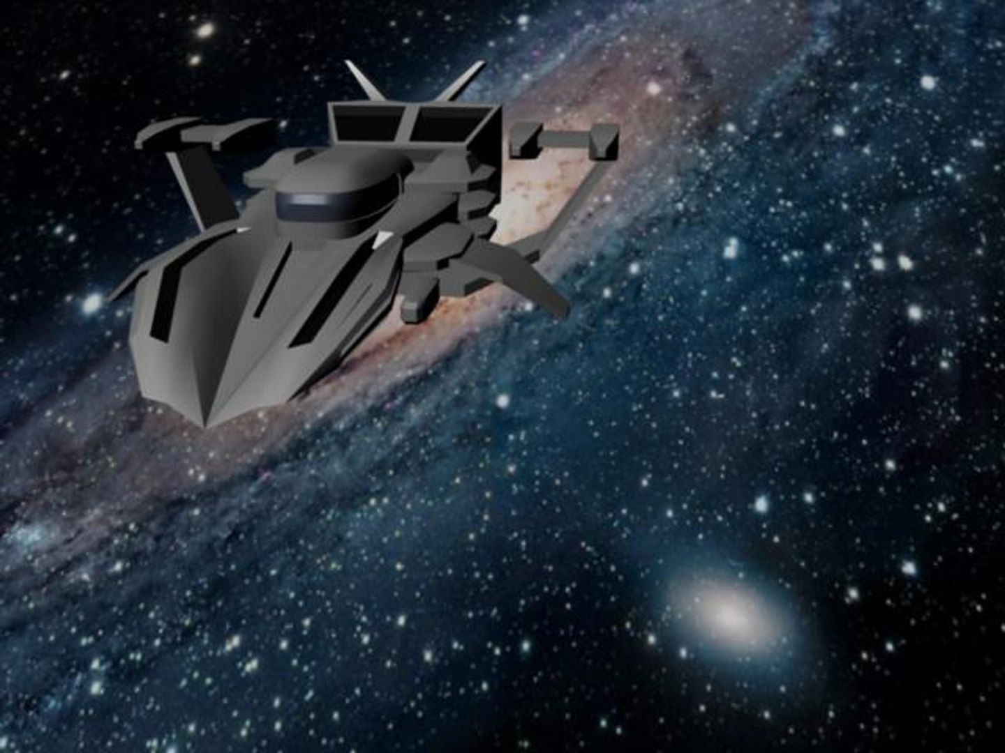 Maya Fighter Spacecraft