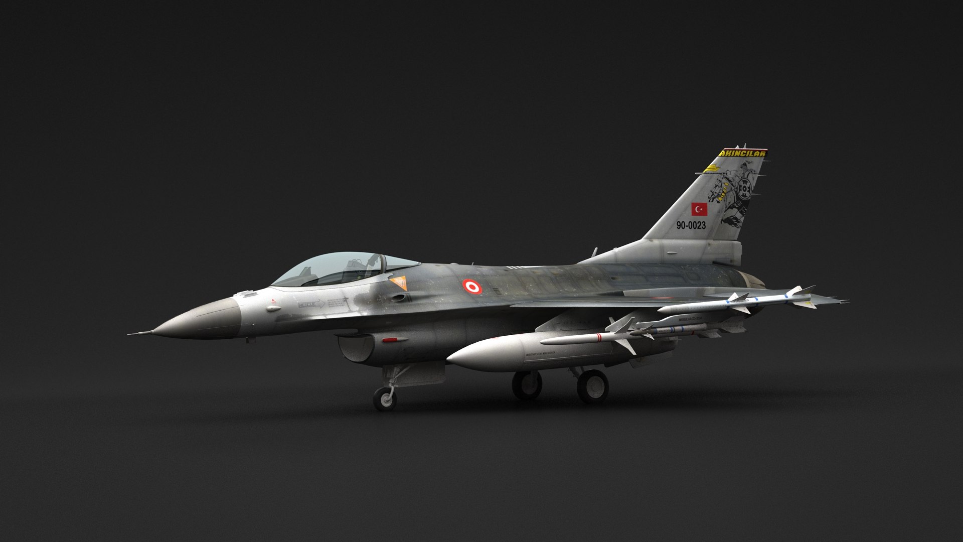 3D F-16 Fighting Falcon Model - TurboSquid 2011564
