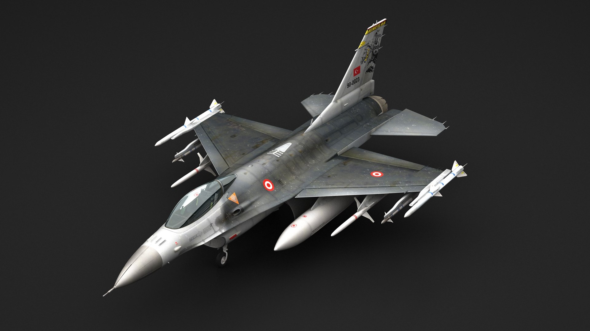 3D F-16 Fighting Falcon Model - TurboSquid 2011564