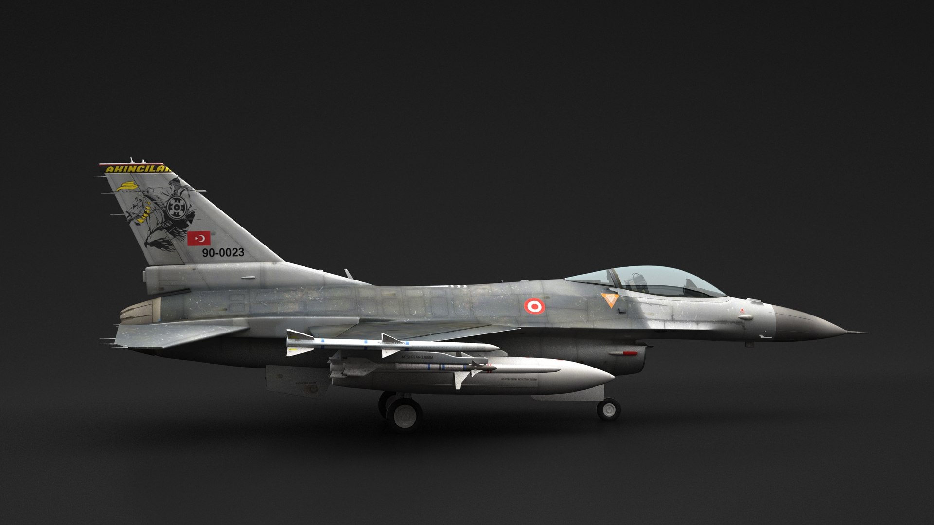 3D F-16 Fighting Falcon Model - TurboSquid 2011564