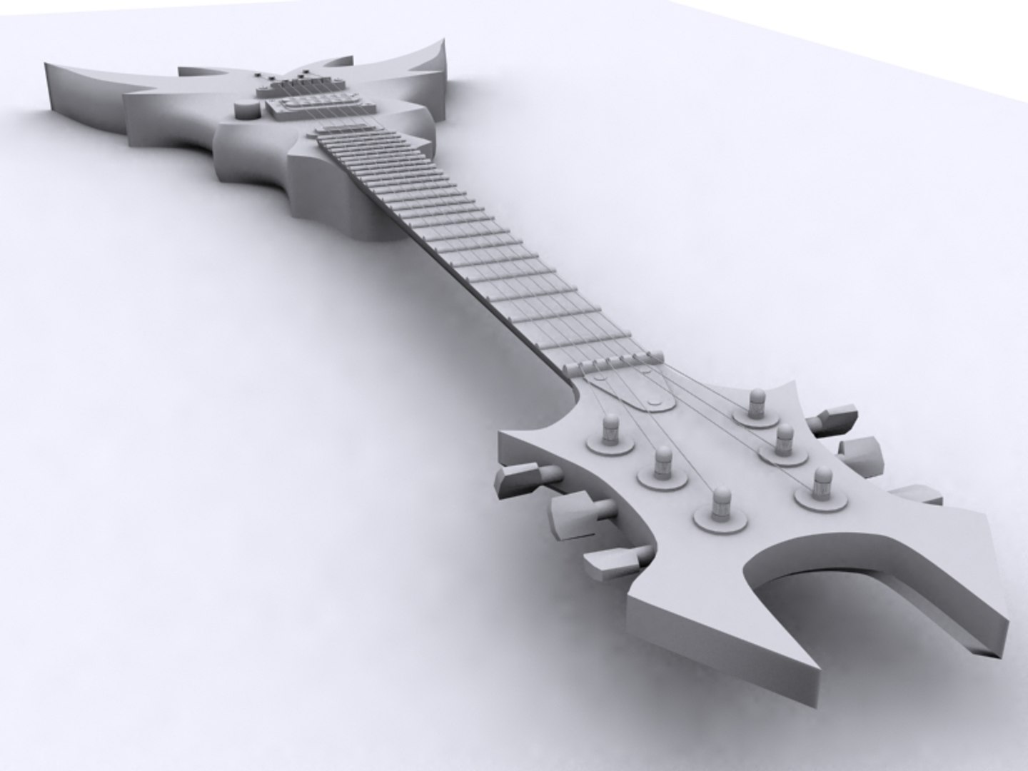 3d Bc Rich Draco Guitar